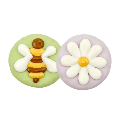Bees & Flowers Cookie | Bosco & Roxy's – Danny's Paw Prints