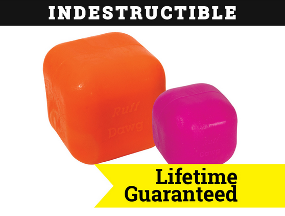 Indestructible Rubber Dawg-Cube (Assorted Colours, XL) | Ruff Dawg ...